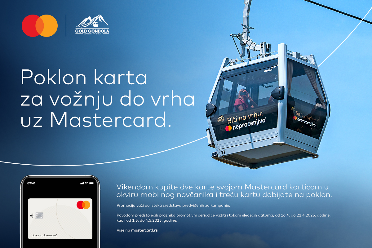 Mastercard akcija | Gold Gondola